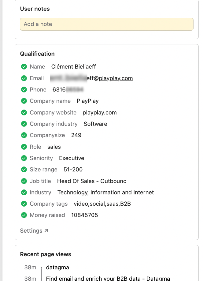 Hubspot Enrichment to boost your conversion rate - B2B data enrichment - Datagma